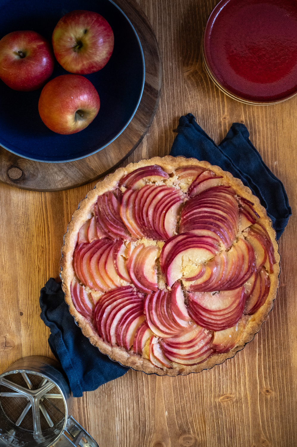 Rezept Apfeltarte Mit Mrbeteig